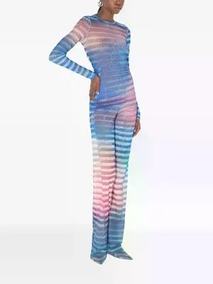 JEAN PAUL GAULTIER Striped Long Sleeve Top