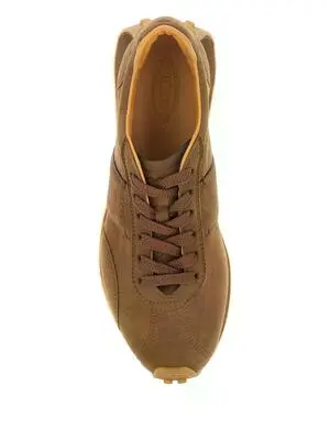 TOD'S Vintage Suede Sneakers - Brown