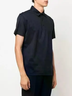 BILLIONAIRE Plain Button-placket Polo Shirt