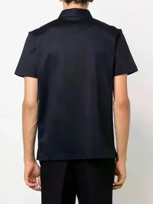 BILLIONAIRE Plain Button-placket Polo Shirt
