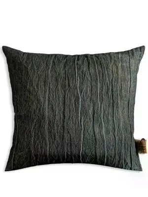THE HOUSE OF LYRIA Combattimento Crinkled-finish Cushion - Blue