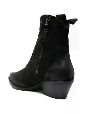 METISSE 50mm Texan Pointed-toe Zip Boots