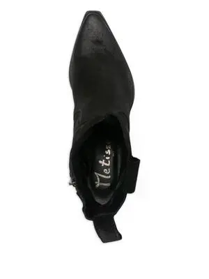 METISSE 50mm Texan Pointed-toe Zip Boots
