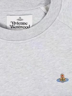 VIVIENNE WESTWOOD Orb-embellished Crew Neck Sweatshirt