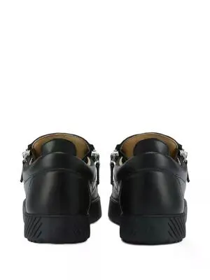 GIUSEPPE ZANOTTI Frankie Zip-detail Sneakers - Black