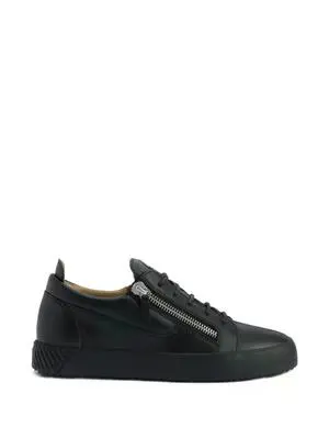 GIUSEPPE ZANOTTI Frankie Zip-detail Sneakers - Black