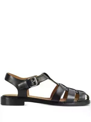 Church's Leather Lattice Flat Sandals