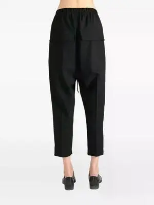 Rick Owens Virgin Wool Cropped Trousers
