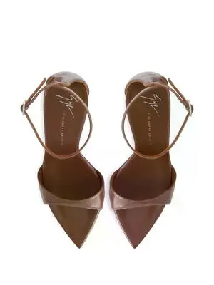 GIUSEPPE ZANOTTI 105mm Intriigo Ankle-strap Pointed-toe Sandals