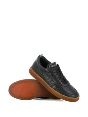 Officine Creative Textured Leather Sneakers - Black