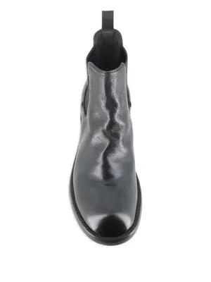 Officine Creative Elasticated-panel Leather Boots