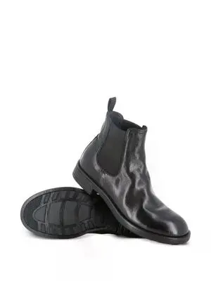 Officine Creative Elasticated-panel Leather Boots