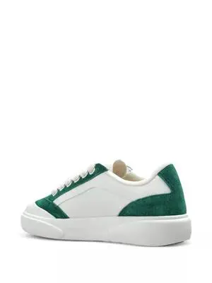 Casablanca Suede Panelled Sneakers - White