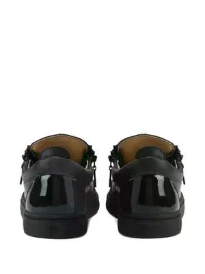 GIUSEPPE ZANOTTI Frankie Zip-detail Sneakers - Black