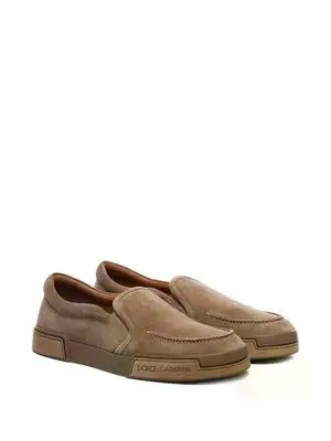 Dolce & Gabbana Suede Slip-on Sneakers