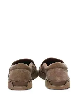 Dolce & Gabbana Suede Slip-on Sneakers