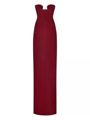 NENSI DOJAKA Cut-out Side-slit Maxi Dress