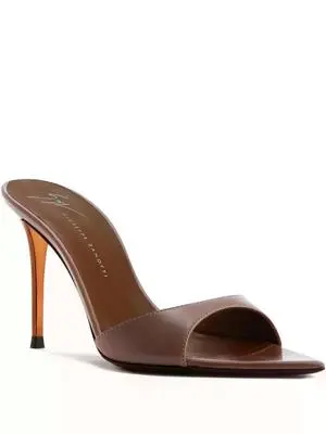 GIUSEPPE ZANOTTI 90mm Intriigo Heeled Sandals - Brown