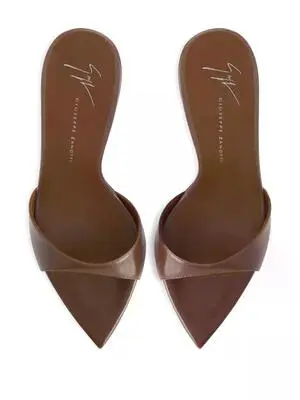 GIUSEPPE ZANOTTI 90mm Intriigo Heeled Sandals - Brown