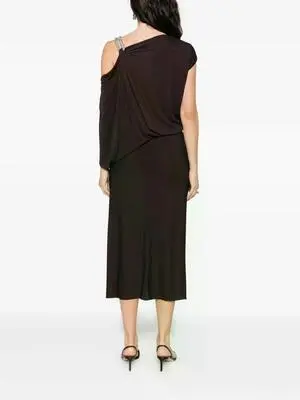 TOM FORD Asymmetric Dress - Brown