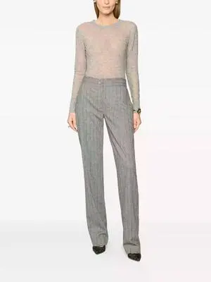 GENNY Stripe-pattern Trousers