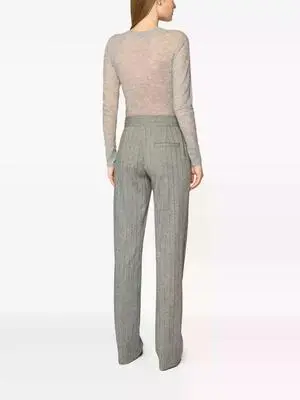 GENNY Stripe-pattern Trousers
