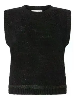 GENNY Sequin-embellished Vest