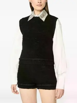 GENNY Sequin-embellished Vest