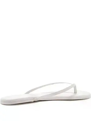 Tkees Leather Flat Sandals - White