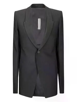 Rick Owens Single-button Wool Blazer