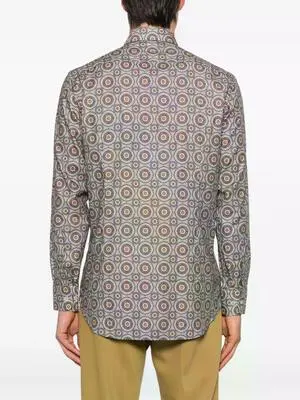 Etro Patterned Long-sleeve Shirt - Blue