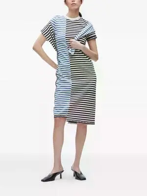 3.1 Phillip Lim Striped Panelled Midi Dress