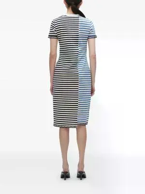 3.1 Phillip Lim Striped Panelled Midi Dress