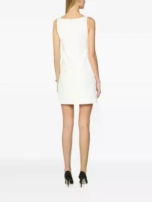 GENNY Square-neck Embellished Dress