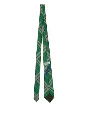 Burberry Check Silk Tie