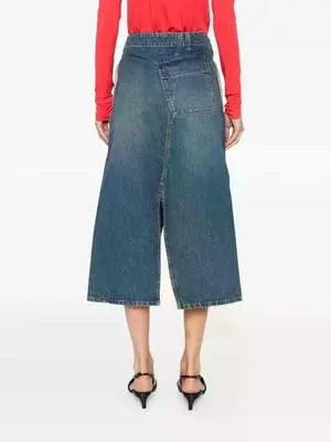 Victoria Beckham A-line Denim Skirt