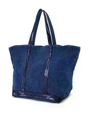Vanessa Bruno Large Sequin-embellished Tote Bag - Blue
