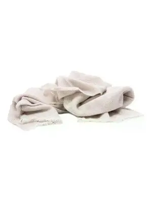 Brunello Cucinelli Herringbone Cashmere Scarf - Neutrals