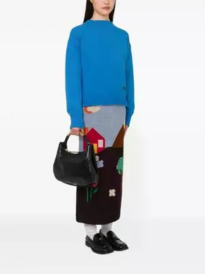 Moschino Handle Me Small Tote Bag - Black