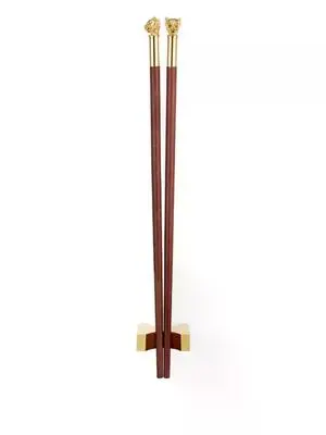 Shanghai Tang Animal-head Chopsticks - Brown