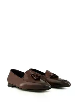 Manolo Blahnik Lennox Tasselled Loafers - Brown