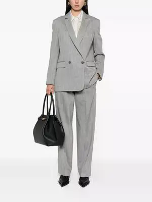 TWINSET Pinstriped Pleated Trousers