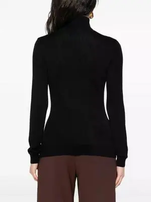 Elisabetta Franchi Turtleneck Ribbed Top