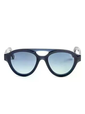 LAPIMA Jobim Round-frame Sunglasses - Blue