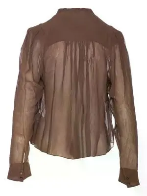 MARANT ETOILE Button-front Sheer Shirt