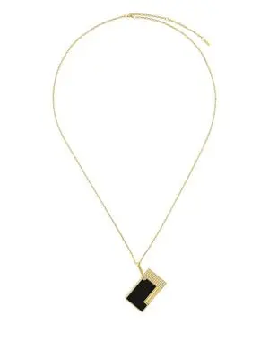 S.t. Dupont Lacquered Lighter Pendant Necklace - Gold
