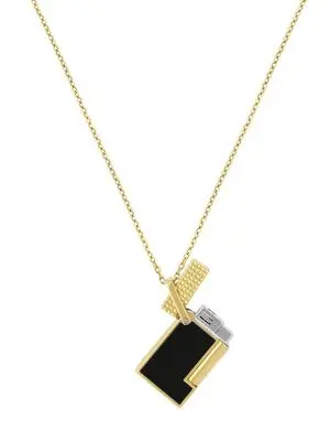 S.t. Dupont Lacquered Lighter Pendant Necklace