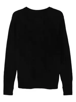 Barena Venezia Ribbed Wool Sweater - Black