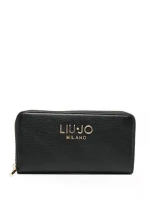 Liu Jo Logo Zip-around Wallet - Black