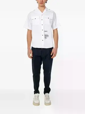 Dsquared2 Cotton Trousers - Blue